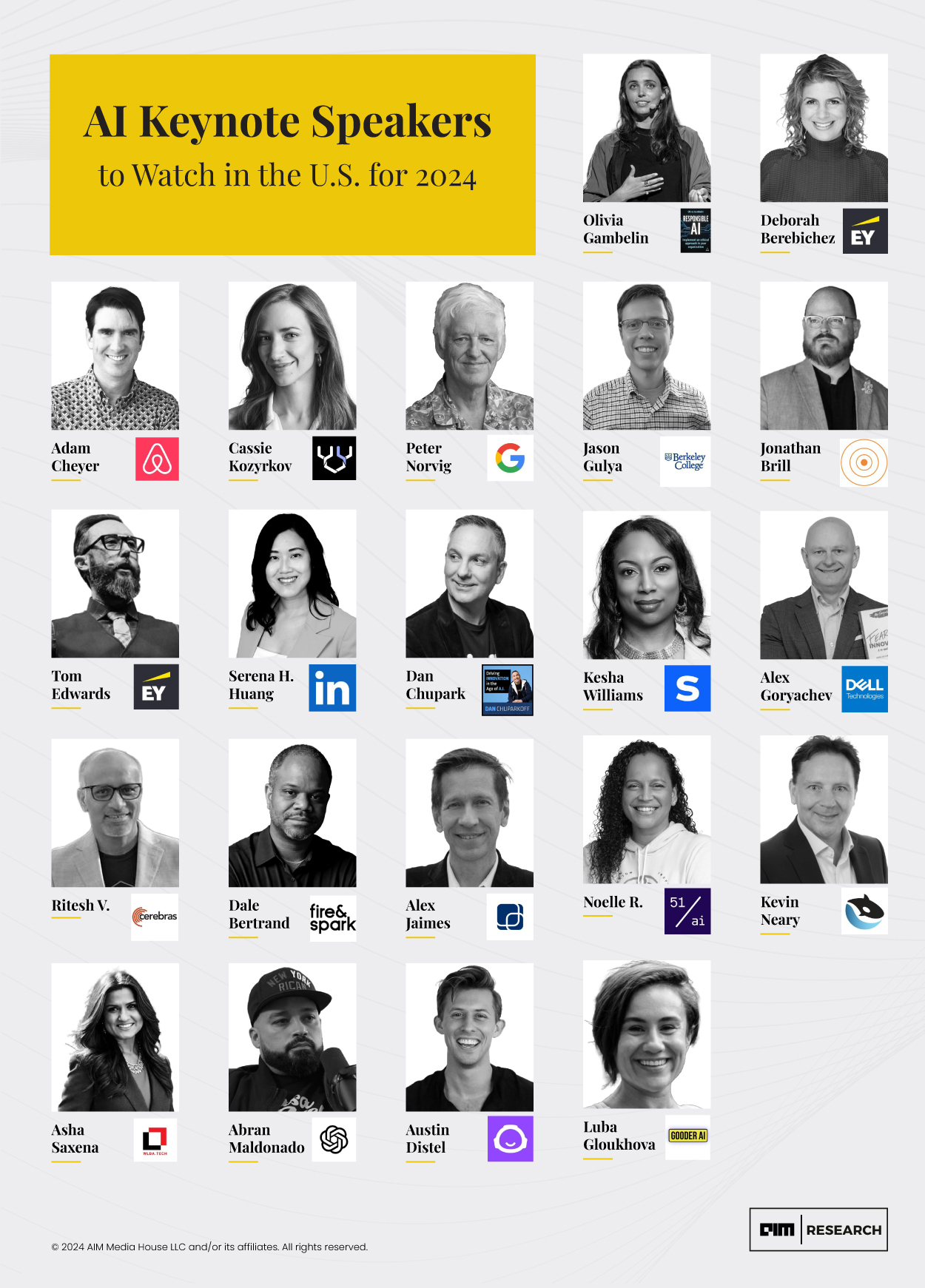 AI Keynote Speakers to Watch in the U.S. for 2024